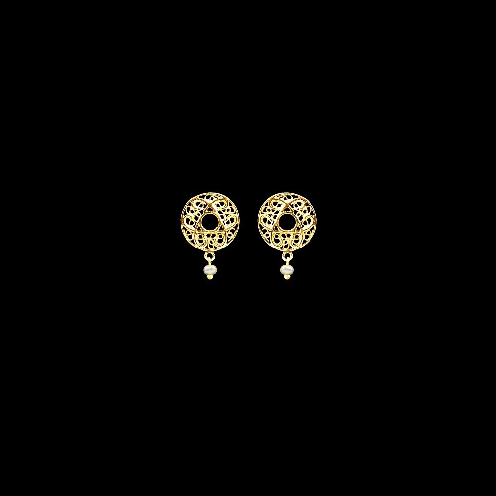 Earrings in Silver Gold plated "Infinite Laces". - Alma e Coração ...